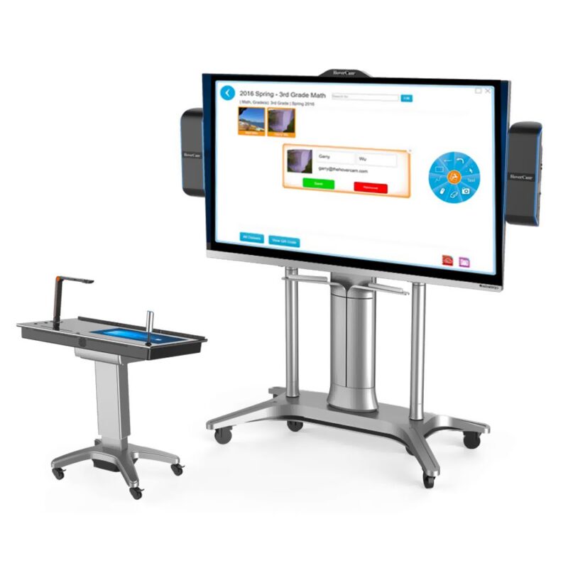 HoverCam Pilot 3 Interactive Adjustable Podium with i5 CPU | Easy Graphics